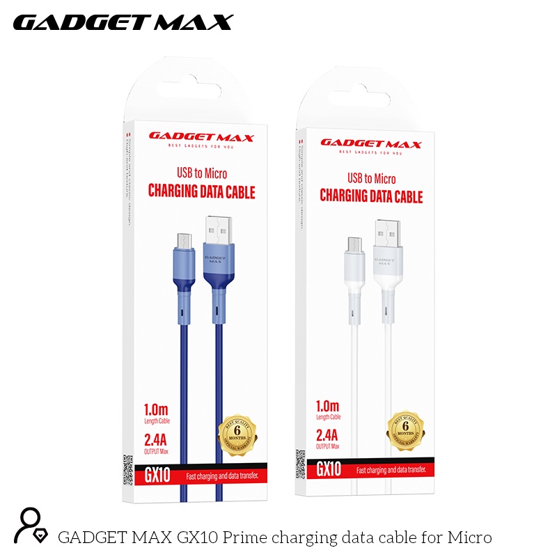 สายชาร์จ GADGET MAX รุ่น GX10 MICRO 2.4A CHARGING DATA CABLE FOR MICRO ...