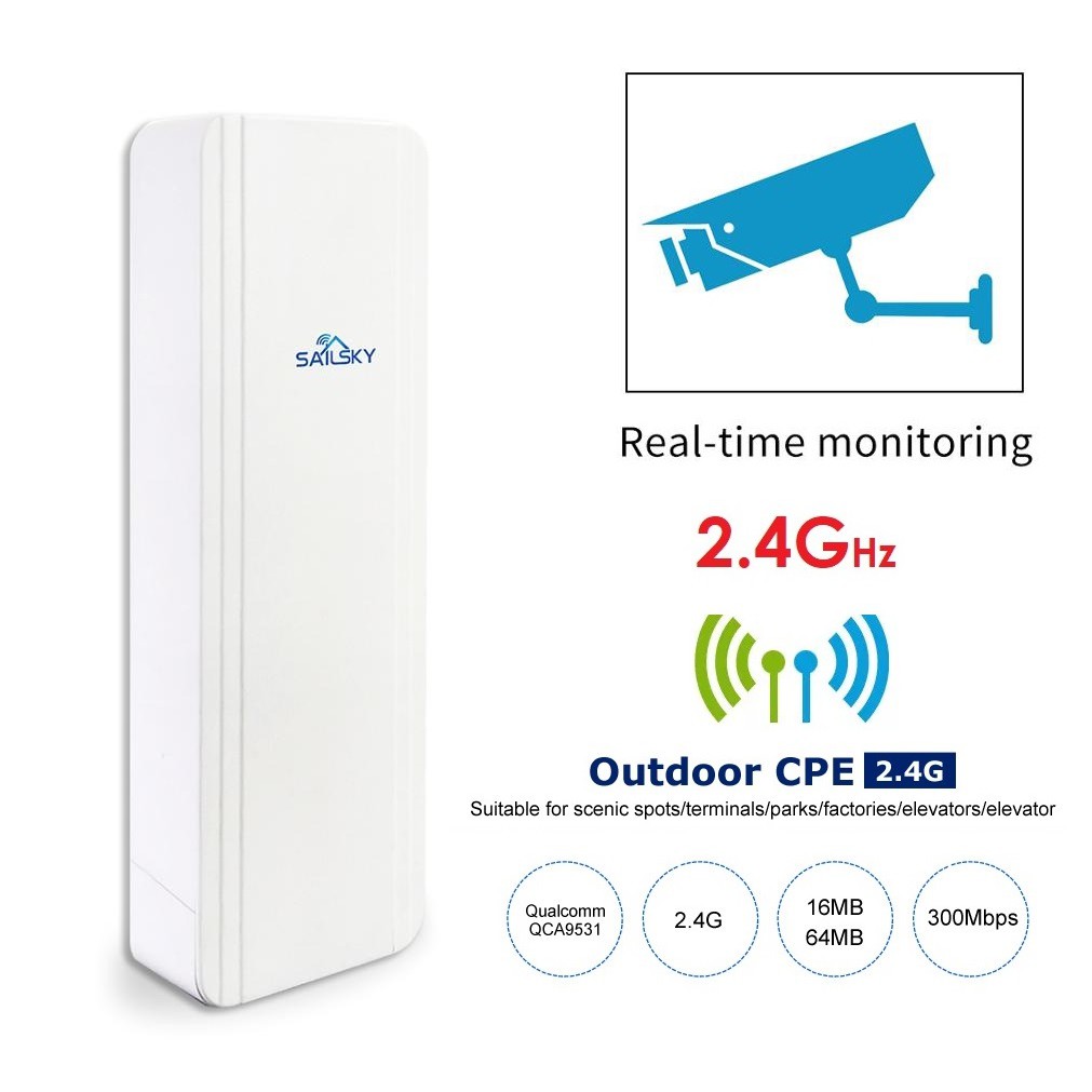 Outdoor CPE Wireless AP 300Mbps Wifi Repeater/AP/WISP/Repeater High ...