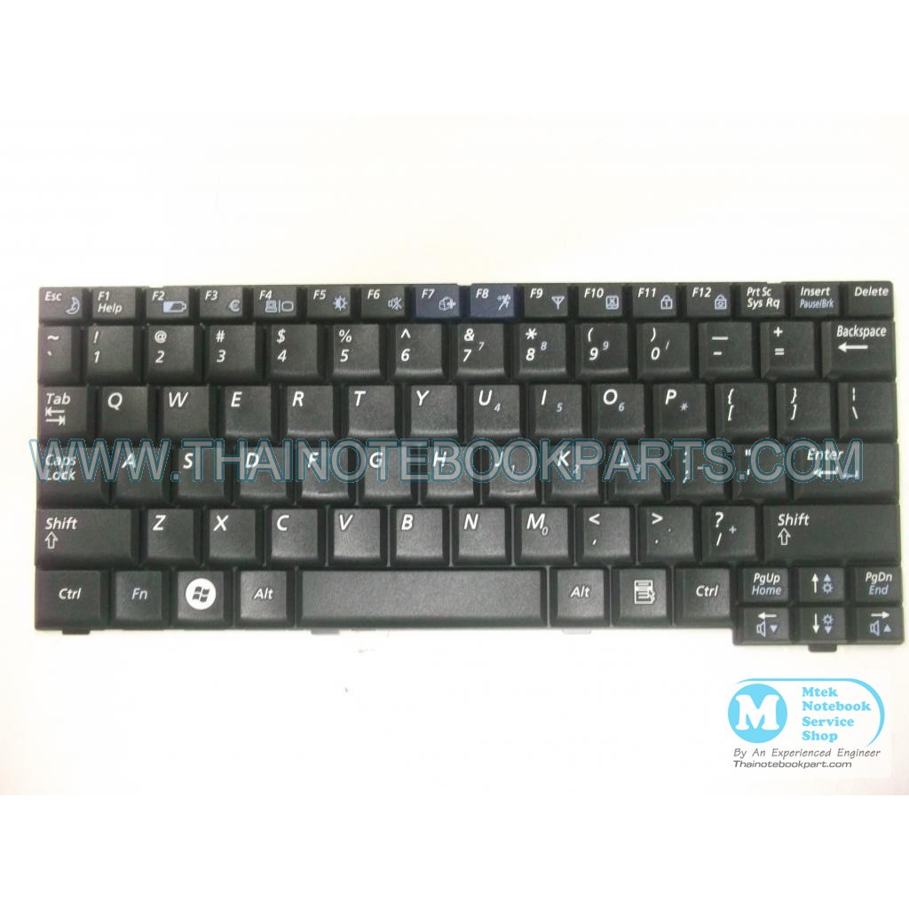 คีย์บอร์ดโน๊ตบุ๊ค Samsung NP-N130 NP-NC10 ND10 N110 N140 NC10 ND10 ...