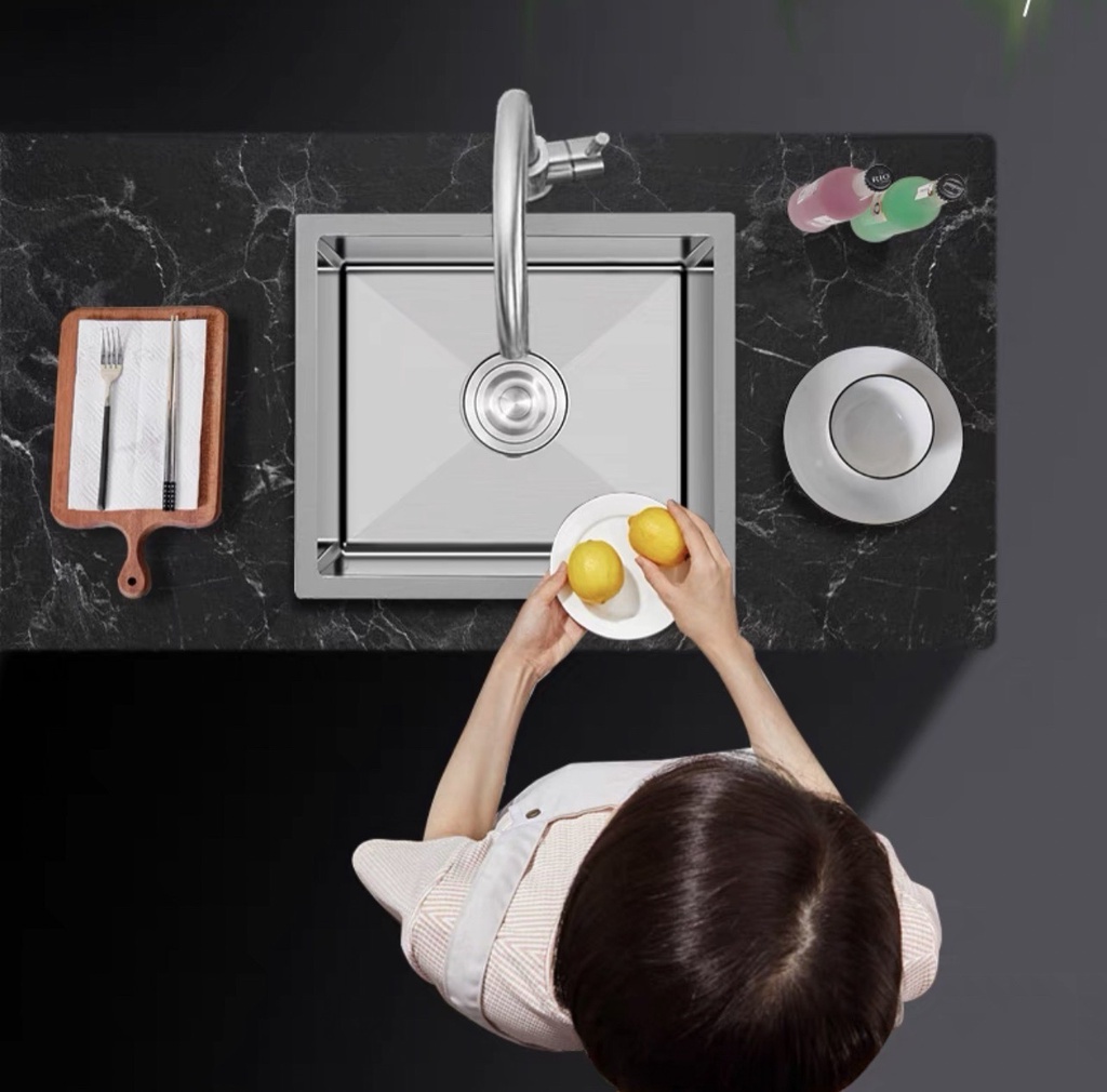 Forward ซิงค์ล้างจาน อ่างล้างจาน 1หลุม วัสดุสแตนเลสเกรด304 ขนาด45x45ซม Kitchen sink ,stainless ...