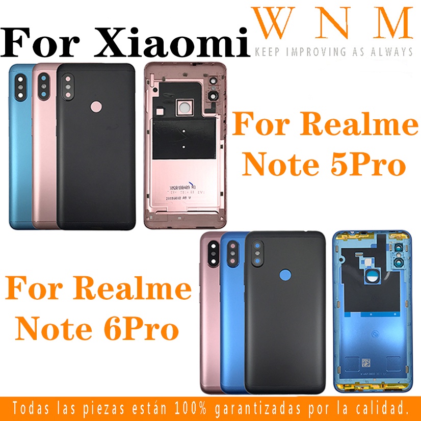 ฝาหลังแบตเตอรี่สําหรับ Xiaomi Redmi หมายเหตุ 5 6 Note5 Note6 Pro แบตเตอรี่กระจกฝาหลังด้านหลัง ...