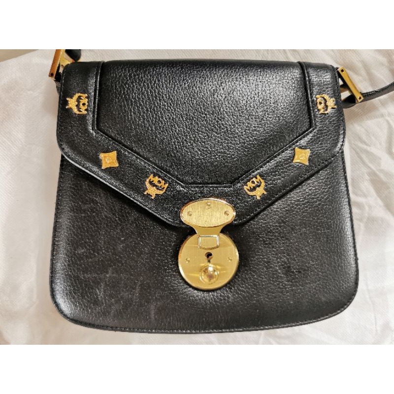 mcm Germany สะพายข้าง สีดำ วินเทจมากก | Shopee Thailand