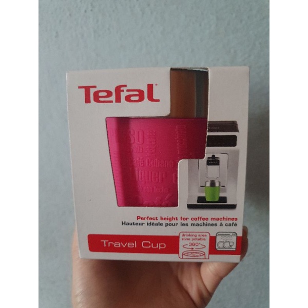 TEFAL แก้วน้ำสูญญากาศ รุ่น TRAVEL CUP(สีชมพู) | Shopee Thailand