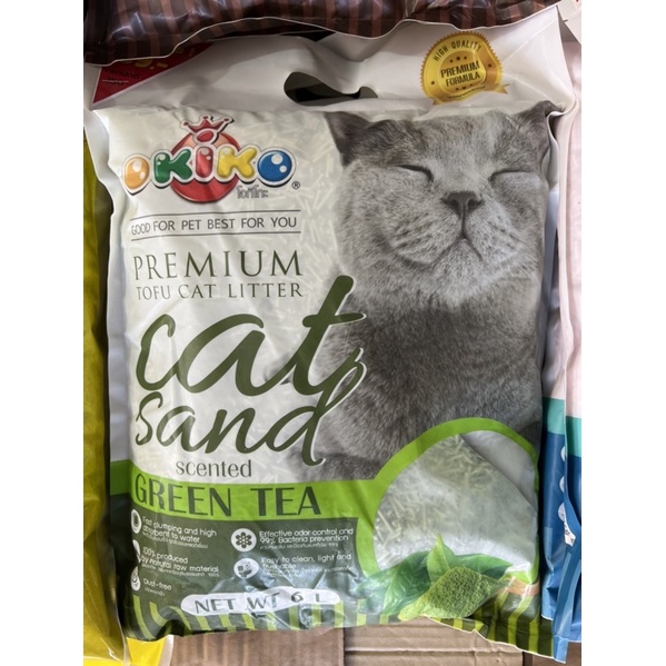 ทรายแมวเต้าหู้ ตรา oki-ko cat sand | Shopee Thailand