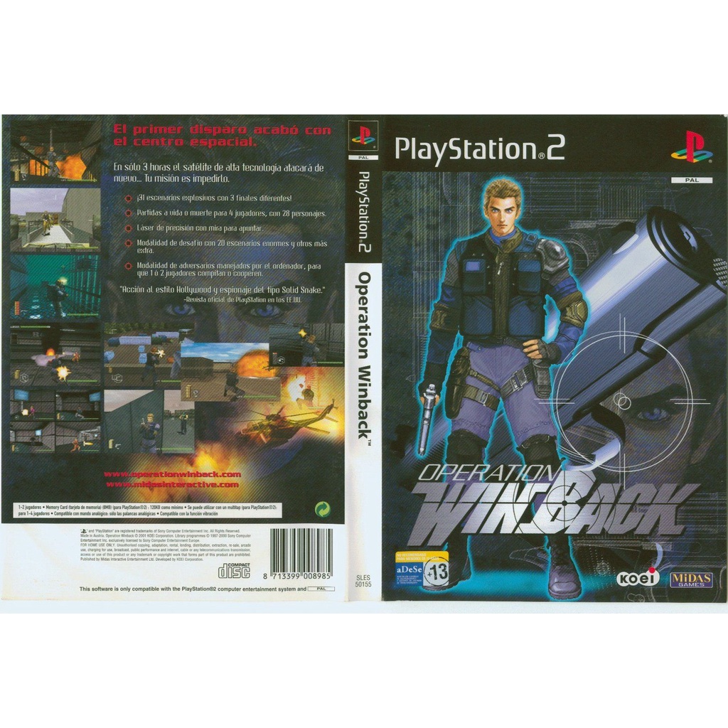แผ่นเกมส์ PS2 WinBack - Covert Operations คุณภาพ ส่งไว (CD) | Shopee ...