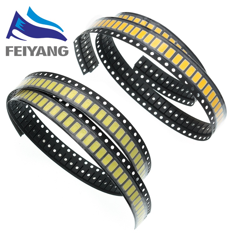 ชิปโคมไฟ LED SMD 5730 5630 0.5W 50-55lm สีขาวอบอุ่น 3.2~3.4V 200 ชิ้น | Shopee Thailand