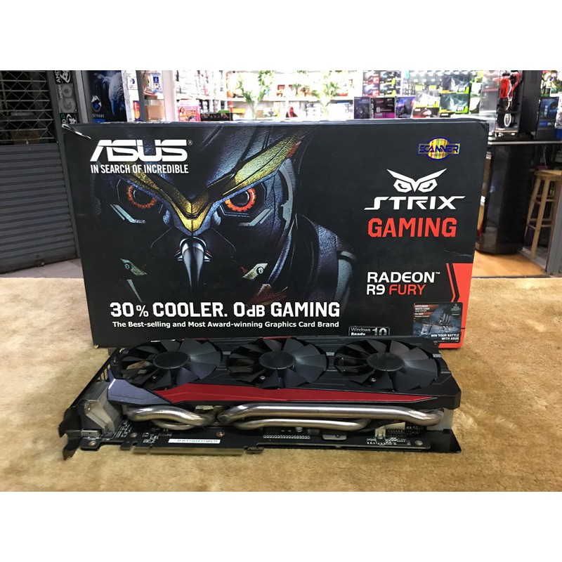 VGA ASUS STRIX R9 FURY DC3 4GB | Shopee Thailand