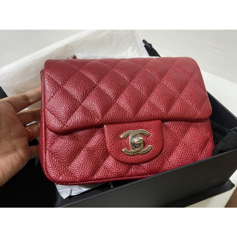 Chamel mini7 pearly red ของแท้ | Shopee Thailand