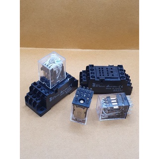 omron Relay my4 MY4N มีไฟ 12vdc 12vac 24vdc 24vac 220vac ราคาต่อชิ้น ...