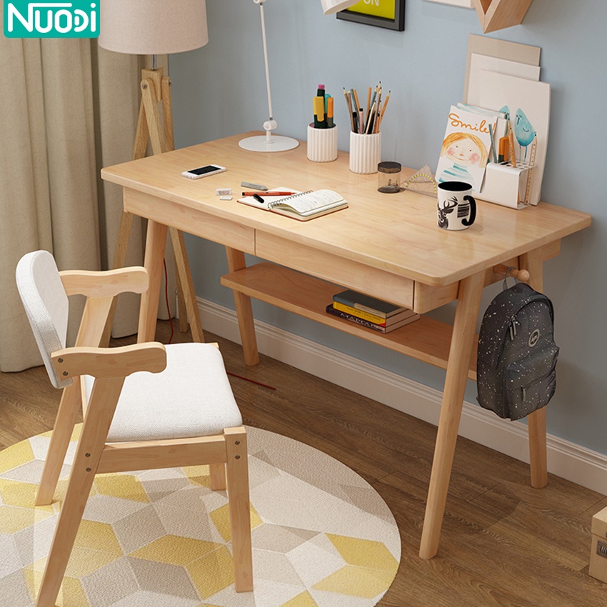 Nuodi โต๊ะเขียนหนังสือ โต๊ะทำงาน | Shopee Thailand