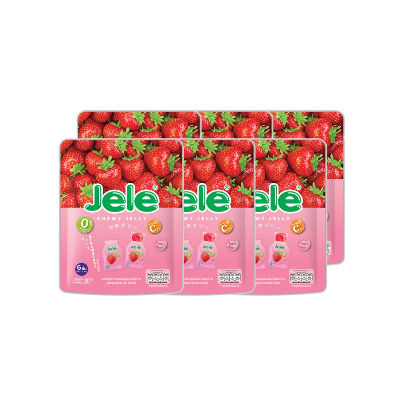Jele Chewy เจเล่ ชิววี่ เยลลี่ 108 กรัม แพ็ค6 (เลือกรสได้) | Shopee Thailand