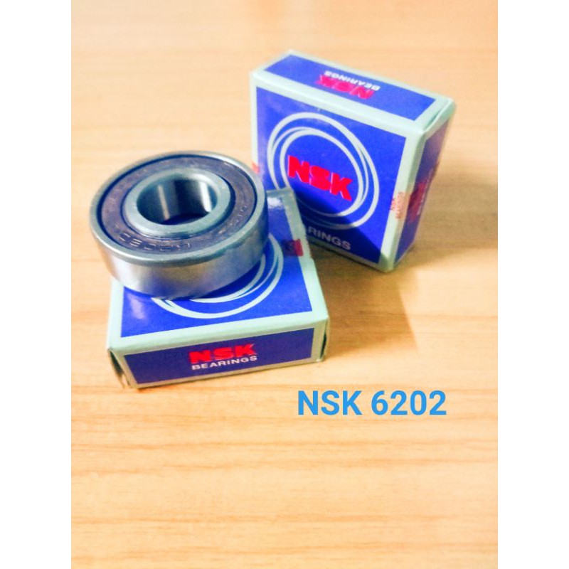ลูกปืน ลูกปืนล้อ NSK เบอร์ 6202 ลูกปืนมอเตอร์ไชค์ อยางดี ราคาถูก | Shopee Thailand