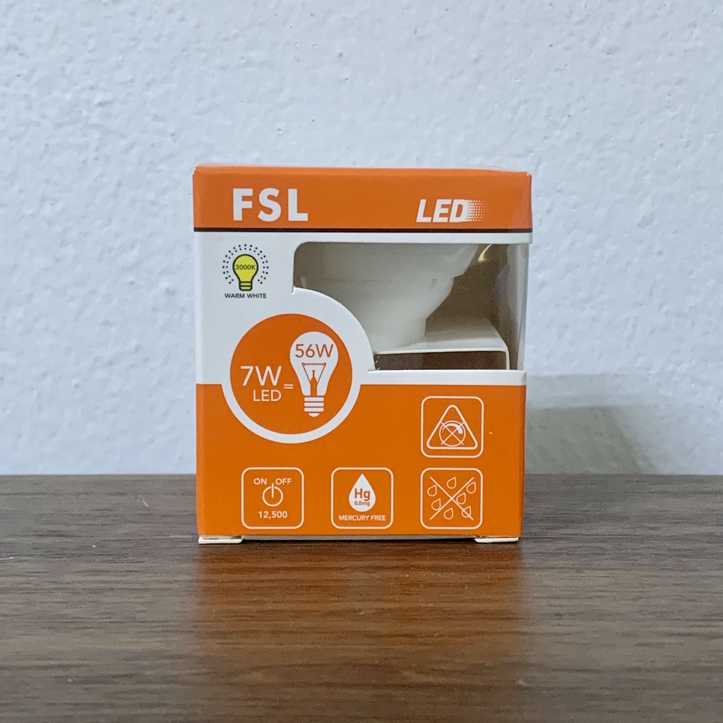 FSL หลอดไฟ LED MR16 7W 220V ขั้วGU10 แสงวอร์มไวท์ (แสงเหลือง) / แสงเดย์ไลท์ (แสงขาว) | Shopee ...