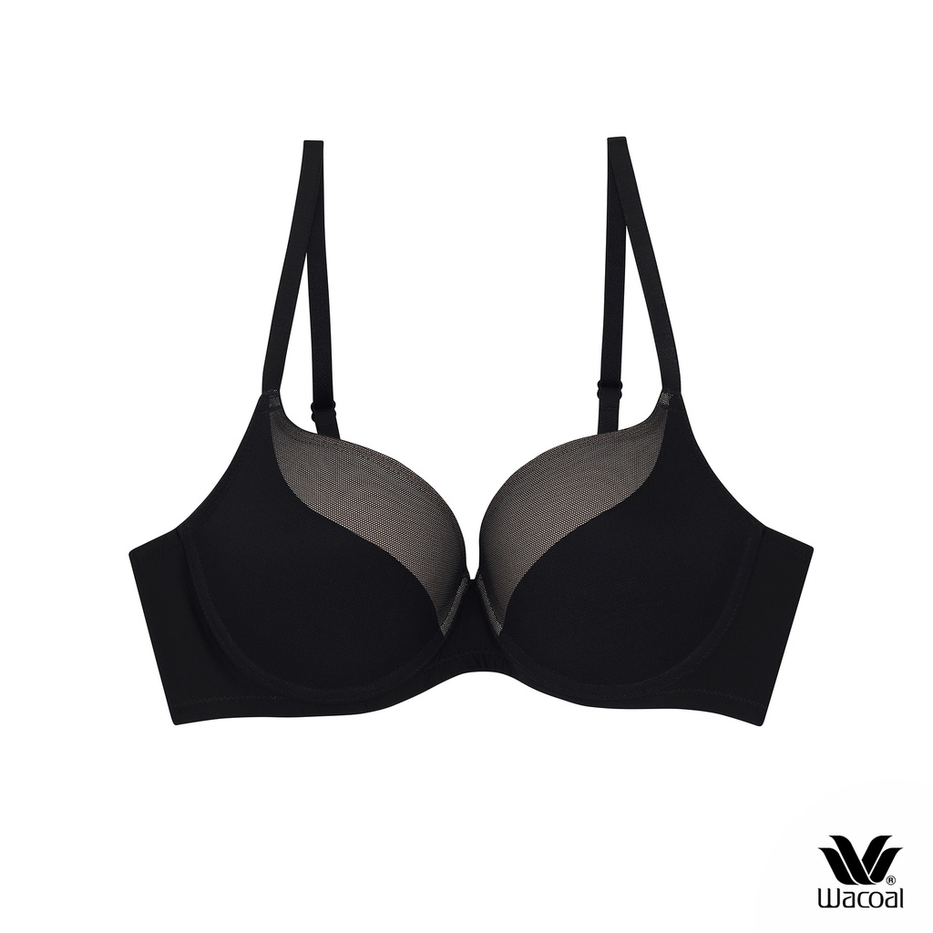 Wacoal Push Up Bra เสื้อชั้นใน เสริมฟองน้ำ รุ่น WB5P31 สีดำ (BL ...