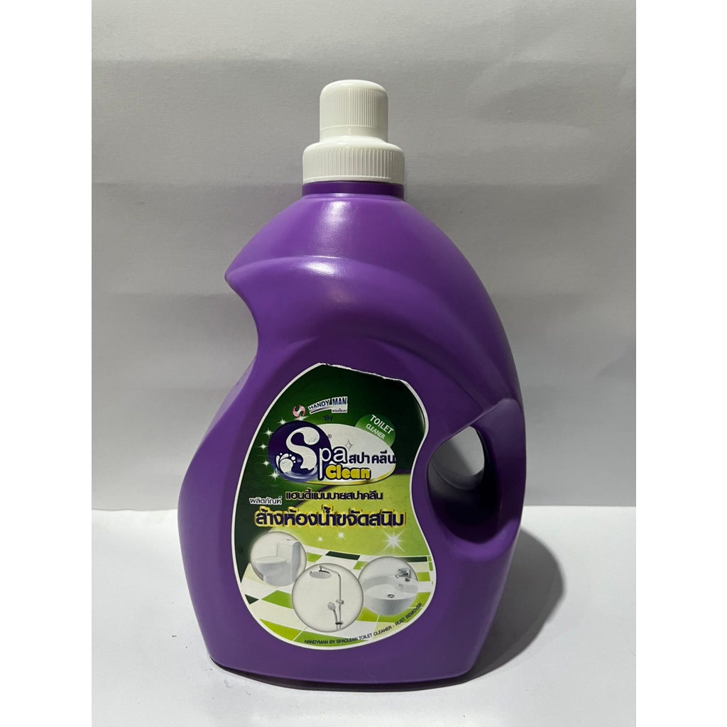 น้ำยาล้างห้องน้ำ - ขจัดคราบสนิม แกลลอน Spaclean HM ขนาด 3800 มล. สีม่วง Bathroom cleaner ...