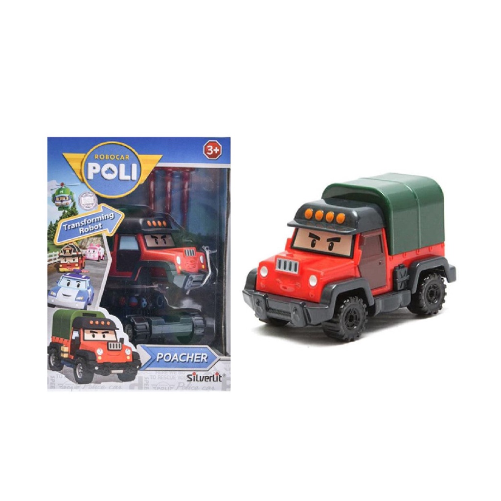ROBOCAR POLI 4" TRANSFORMING POASCHER หุ่นแปลงร่างโพสเชอร์ขนาด 4 นิ้ว ...