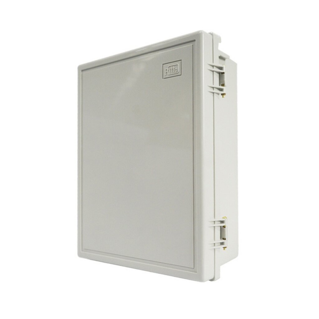 "RITTO" EU 4 กล่องพลาสติกพร้อมแผ่นในสำหรับยึดอุปกรณ์ แบบฝาทึบ (พลาสติก ...