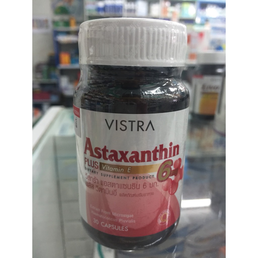 Vistra Astaxanthin 6 MG 30 Capsules [หมดอายุยาว] | Shopee Thailand