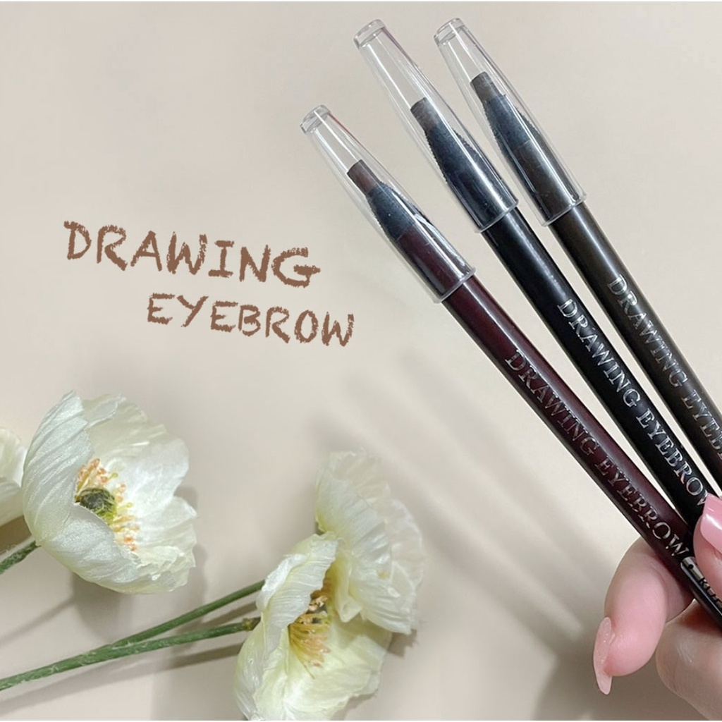 มิสทิน ดรอว์อิ้งอายบราว ดินสอเขียนคิ้ว แบบดึงเชือก Mistine Drawing ...