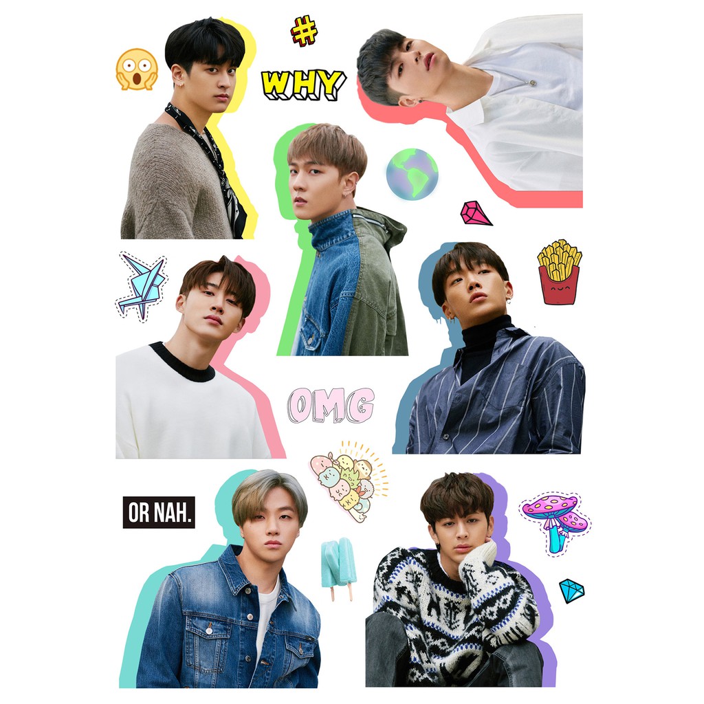 IKON Sticker Die-Cut สติ๊กเกอร์ IKON ไดคัท กันน้ำ/เรซิ่น | Shopee Thailand