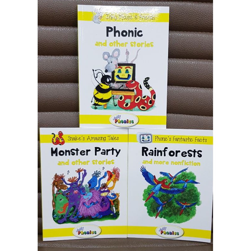 Jolly Phonics ReadersLevel 2 Yellow แบบรวมเล่ม | Shopee Thailand