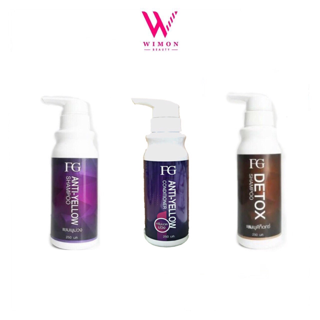 Farger Shampoo & Conditioner Anti-Yellow / Detox 250 ml. ฟาร์เกอร์ ...
