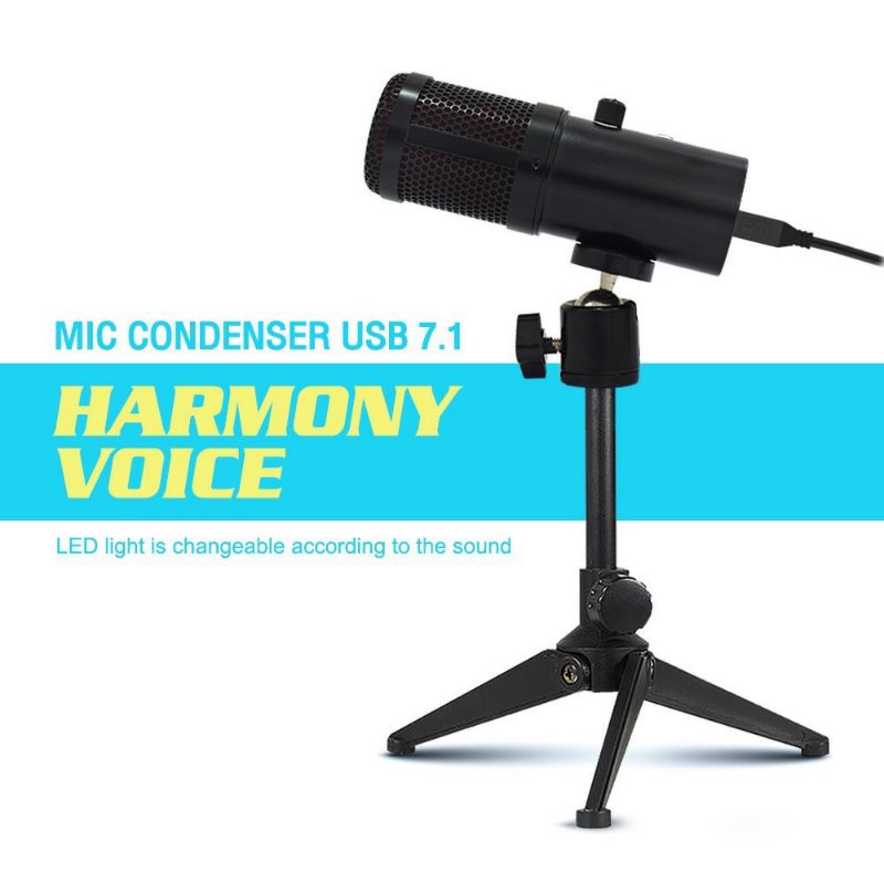 MicroPhone Condenser 'OKER' MIC-2021 (Black) | Shopee Thailand
