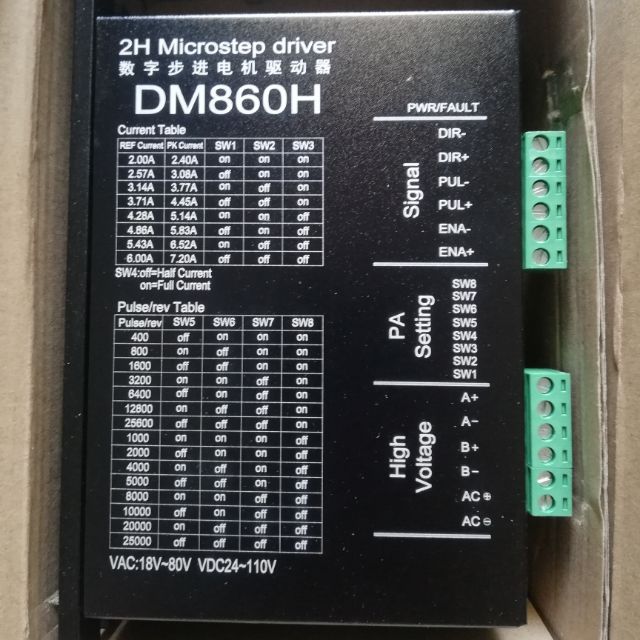 DM860H Stepper driver for NEMA34 | Shopee Thailand