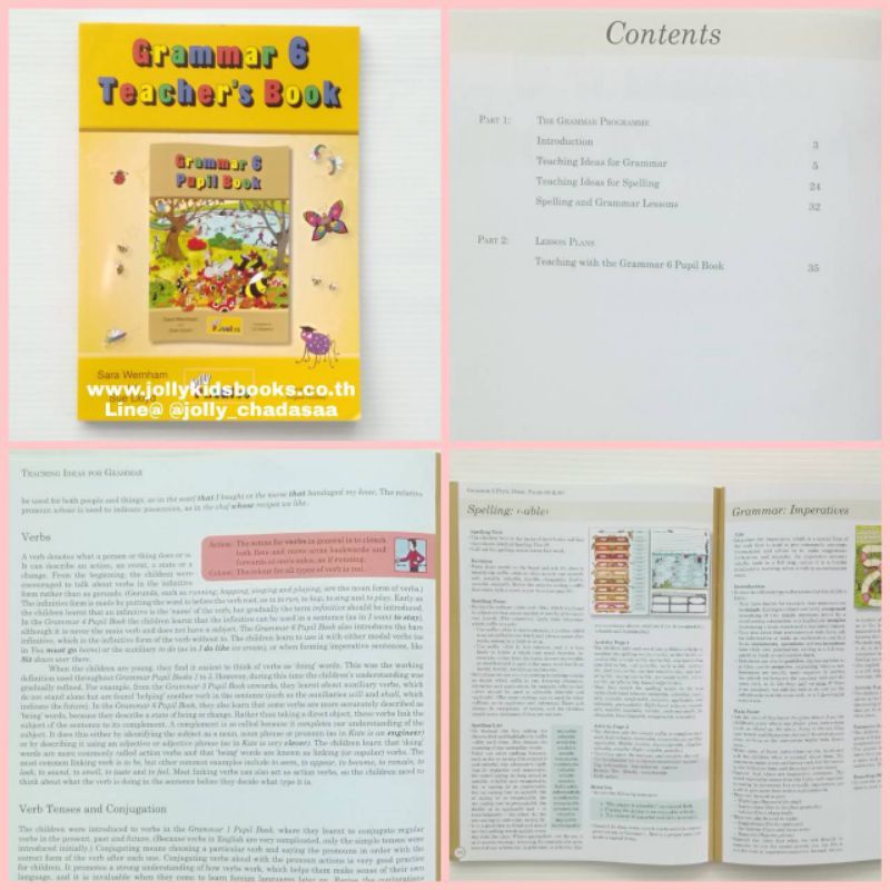 Grammar teacher book 6 (Jolly Phonics) | Shopee Thailand