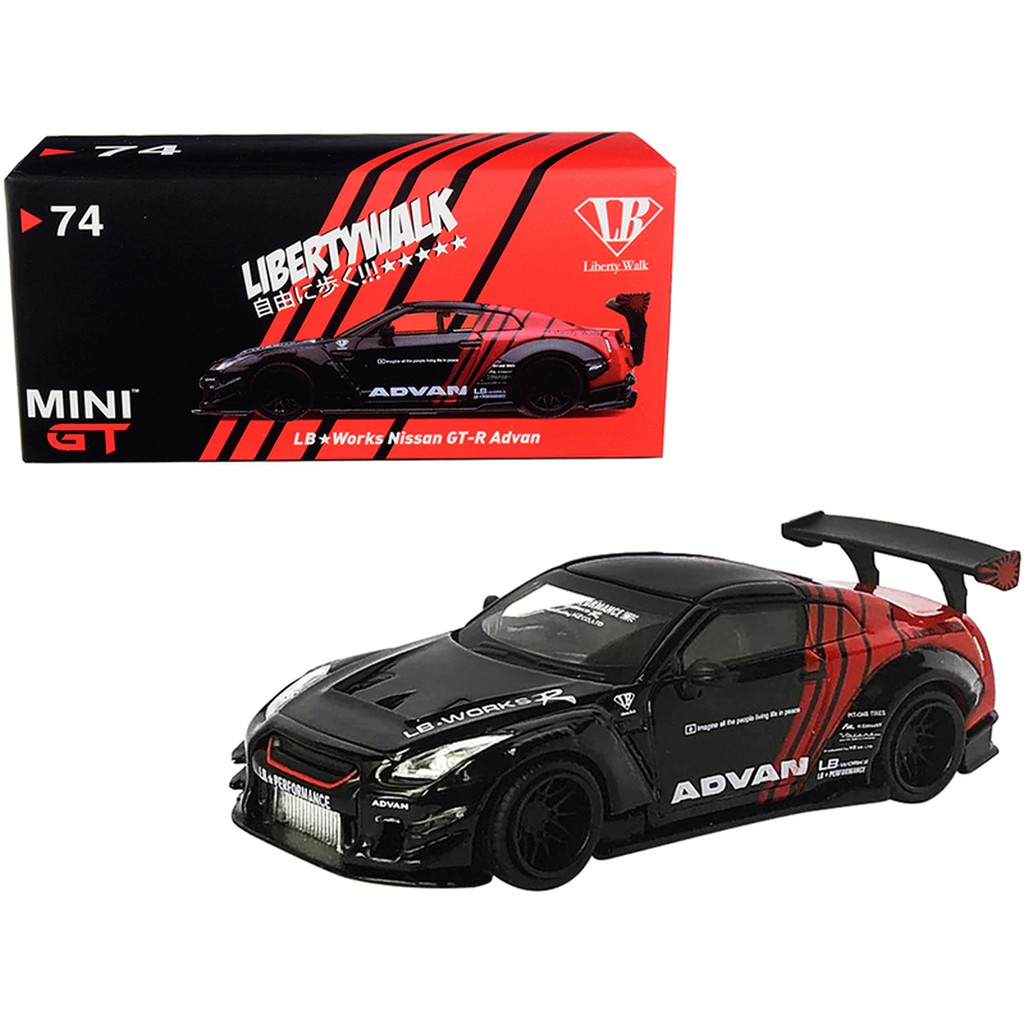 Mini GT Nissan LB Works GTR R35 Advan (Japan Exclusive) | Shopee Thailand