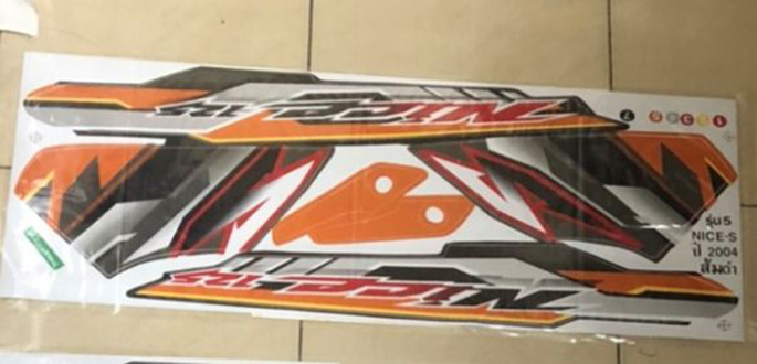 สติ๊กเกอร์ NICE 125 S เคลือบเงาแท้ Honda ไนท์ | Shopee Thailand