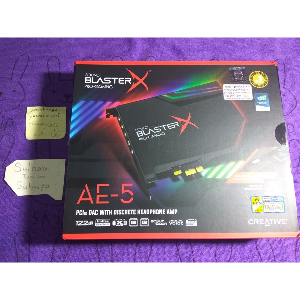 [มือสอง] CREATIVE Sound Card Blaster X AE-5 RGB | Shopee Thailand