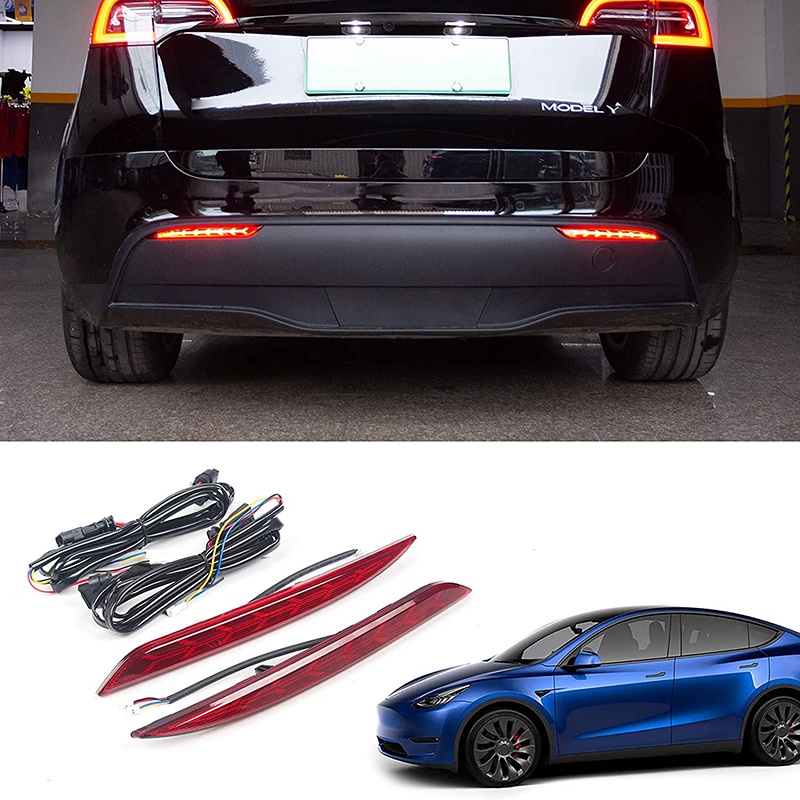 Tesla อุปกรณ์เสริมFor Tesla 20172022 Model 3 2022 Model Y Rear Fog ...
