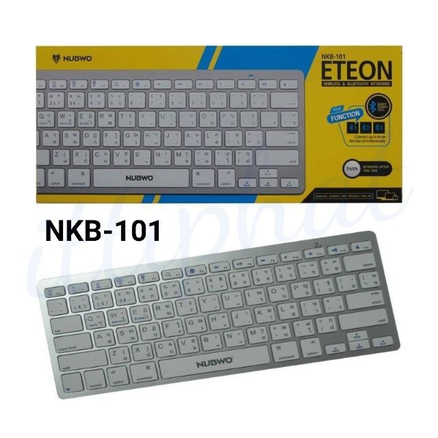 คีย์บอร์ด Nubwu NKB101 คีย์บอร์ดไร้สายแบบบาง | Shopee Thailand