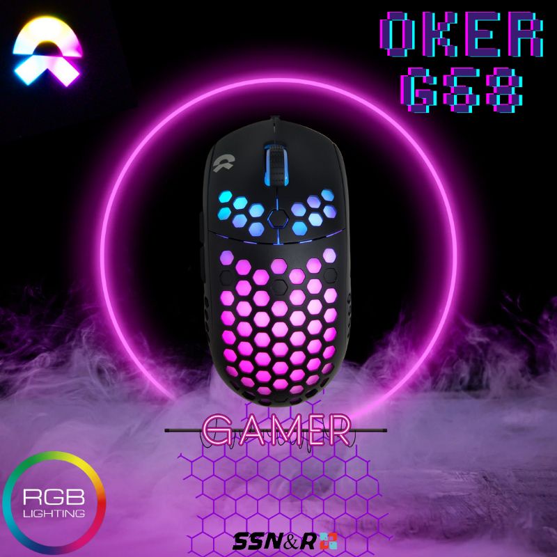 OKER GAMING MOUSE G68 RGB | Shopee Thailand