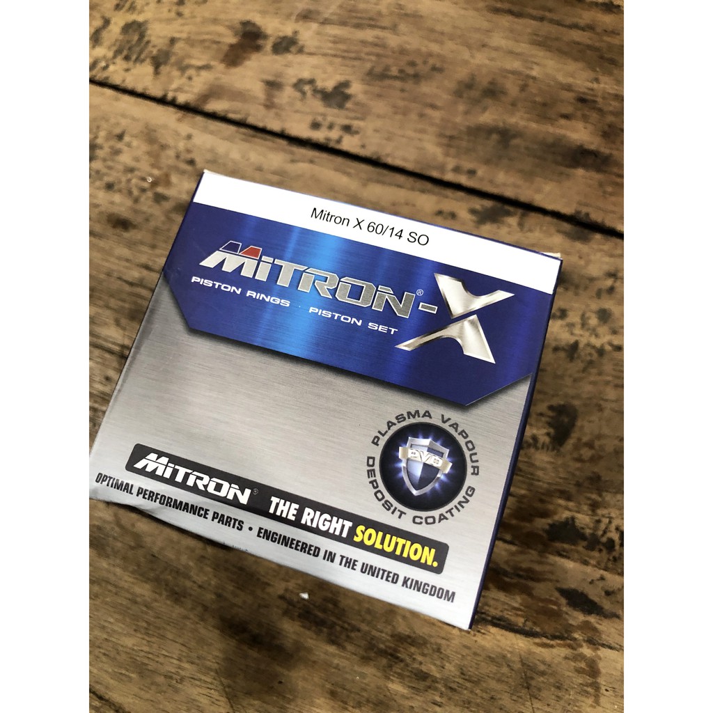 ลูกสูบMitron-X ( ครบชุด ) ( สลัก14มิล ) ของแท้ ขนาด57-66มิล ( ลูกสูบไมต ...