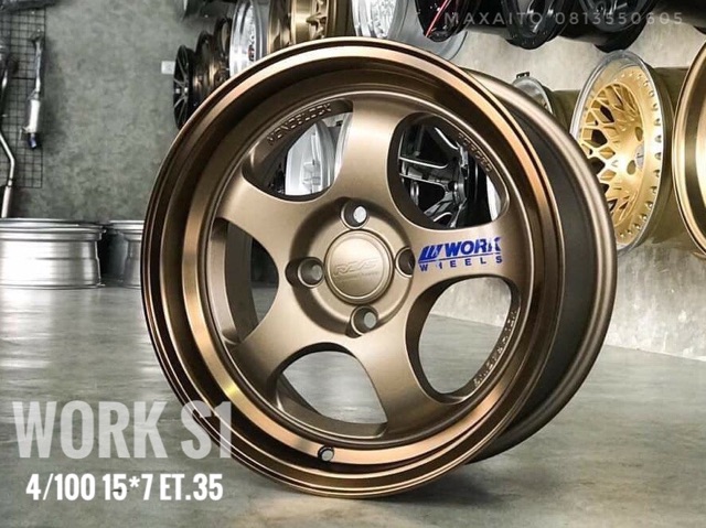 ( 4วง) Work S1 ขอบ15 4/100 กว้าง7 ออฟ35 | Shopee Thailand