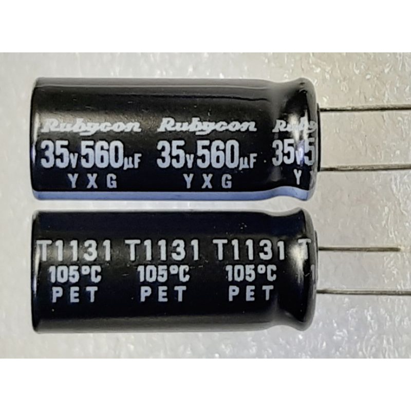 Rubycon YXG 560uf 35v capacitor ตัวเก็บประจุ คาปาซิเตอร์ | Shopee Thailand