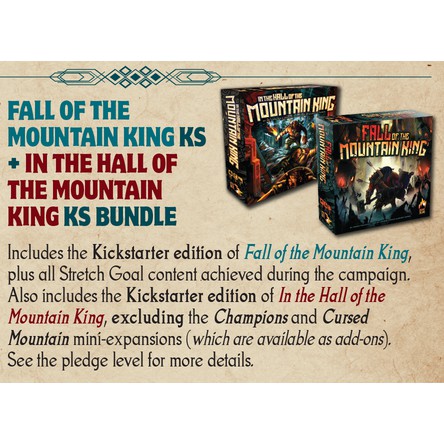 [ของแท้] Fall of the Mountain King Kickstarter Board Game | Shopee Thailand