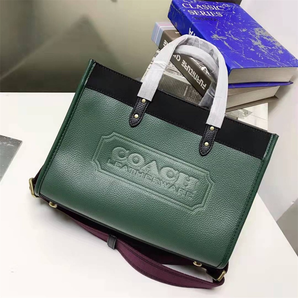 Coach C0777 C6035 C8458 C8459 C2773 C3282 C3859 Field Tote 30 หนัง ...