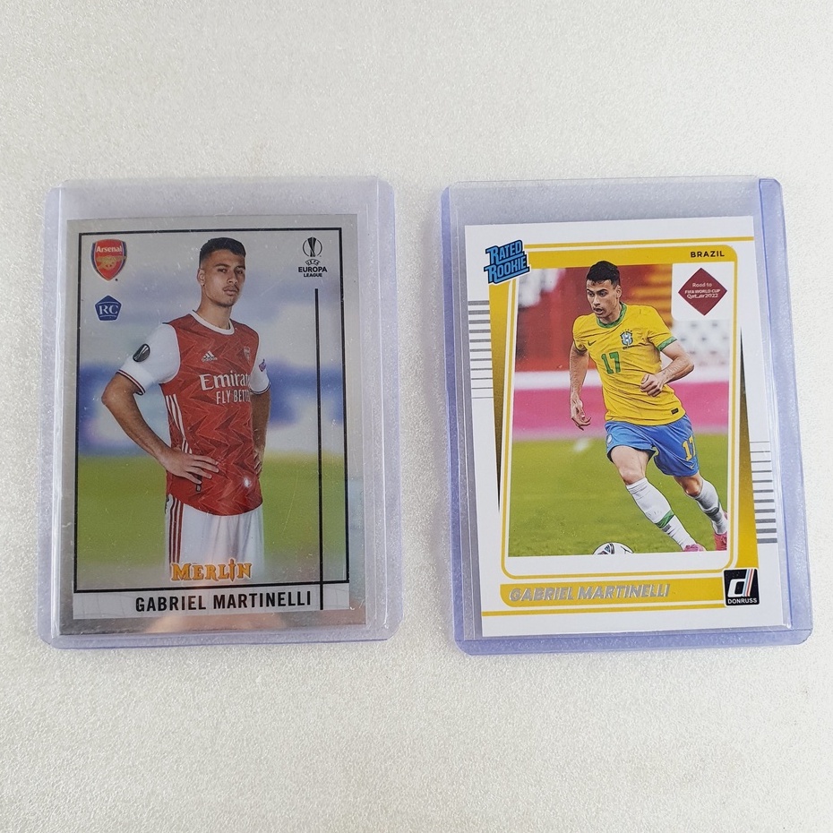 การ์ด Martinelli RC True Rookie Card Topps Merlin Chrome การ์ดนักฟุตบอล ...