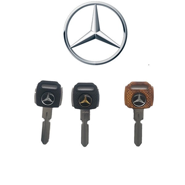 KCBEกุญแจรถยนต์หัวสติ๊กเกอร์และลายไม้Benz | Shopee Thailand