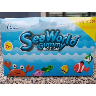 SeaWorld Gummy กัมมี่ ซี เวิลด์ วุ้นเจลตินสำเร็จรูป รสผลไม้ รูปสัตว์นำ้ ...