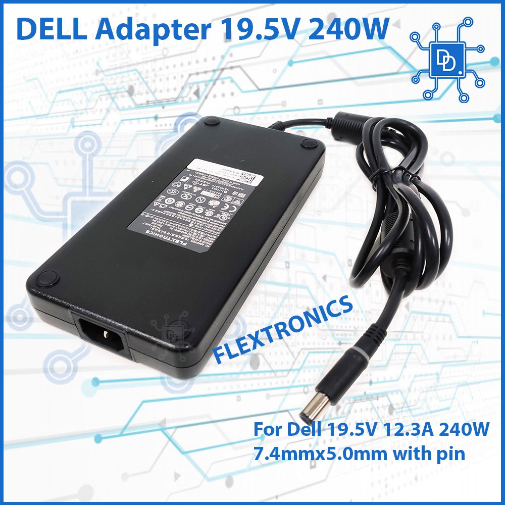 DELL Power Adapter Charger 19.5V 12.3A 240W For Dell notebook laptop | Shopee Thailand