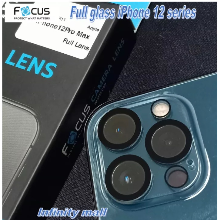 ฟิล์มกระจกเลนส์กล้อง แบบเต็ม โฟกัส Focus Full glass Lens สำหรับ iPhone ...
