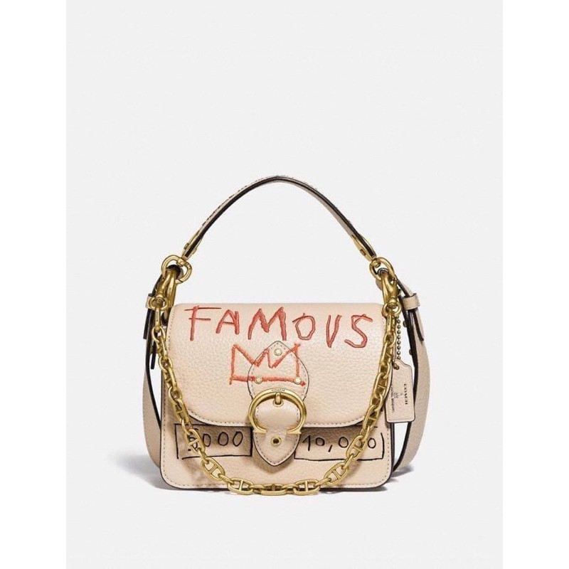 NEW IN !!🔥🔥 COACH X JEAN-MICHEL BASQUIAT BEAT SHOULDER BAG 18 (COACH ...