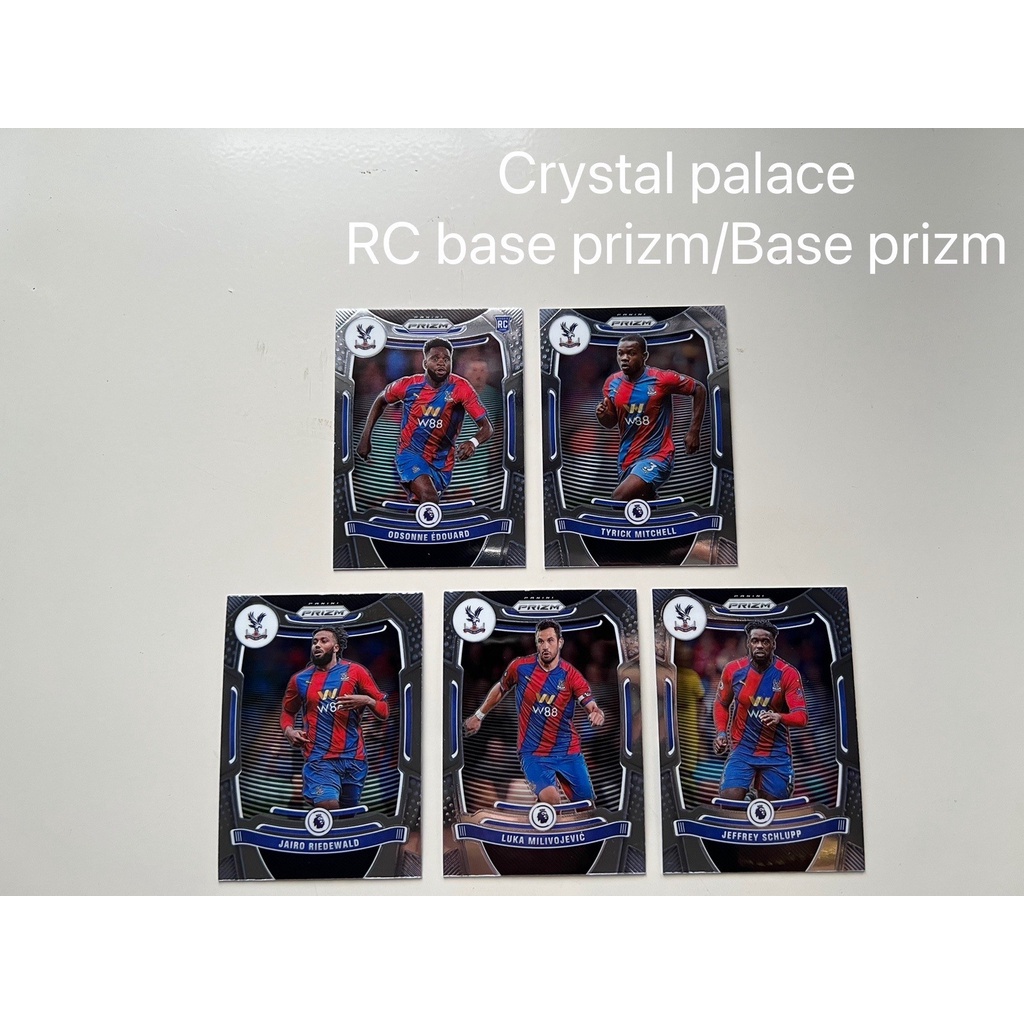 (เหมายกทีม) การ์ดบอลทีม Crystal palace รุ่น Panini RC base prizm/Base ...