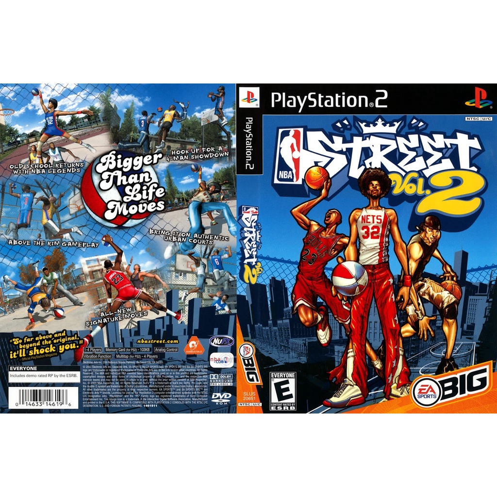 แผ่นเกมส์ PS2 NBA Street Vol. 2 คุณภาพ ส่งไว (DVD) | Shopee Thailand
