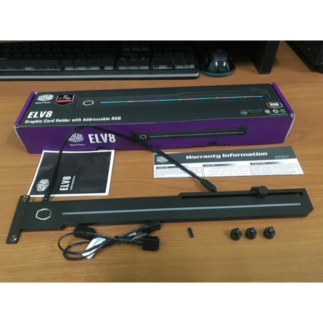 COOLER MASTER ELV8 Universal Graphic Card Holder RGB ที่ค้ำการ์ดจอ มือสอง สภาพสวย | Shopee Thailand