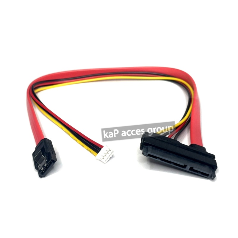 SATA + Power 4 Pin SMD Cable สาย Serial ATA 22pin ความยาว 35ซม. เสียบ ...